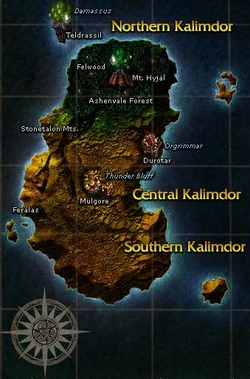 Cataclismo Do Mapa De Kalimdor