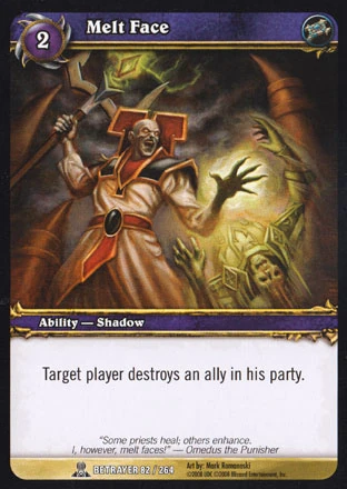 Melt Face - Wowpedia - Your wiki guide to the World of Warcraft
