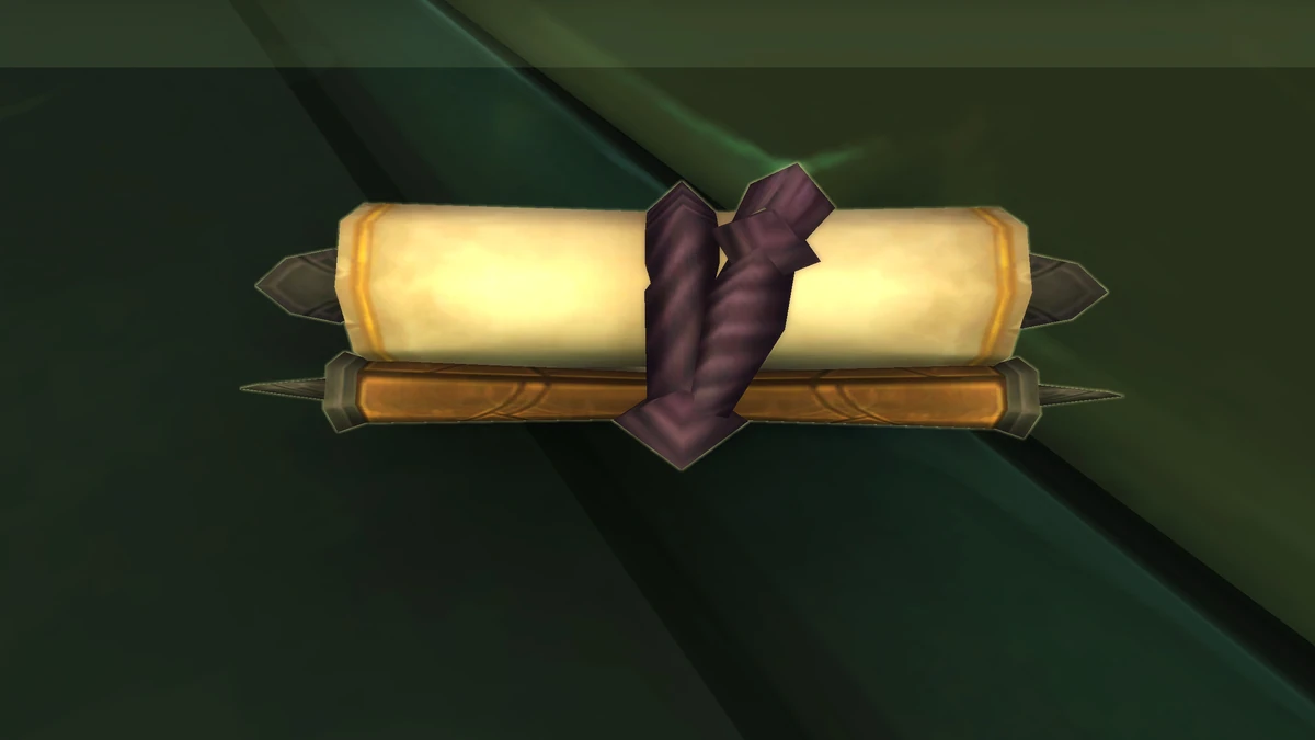 Lloth'wellyn's Scroll - Wowpedia - Your wiki guide to the World of Warcraft