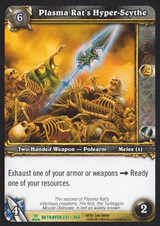 Plasma Rat's Hyper-Scythe (Servants of the Betrayer) - Wowpedia - Your ...