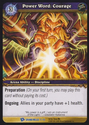 Power Word: Courage - Wowpedia - Your wiki guide to the World of Warcraft