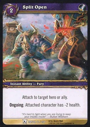 Split Open - Wowpedia - Your wiki guide to the World of Warcraft