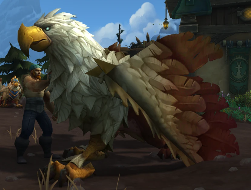 Captured Gryphon - Wowpedia - Your wiki guide to the World of Warcraft