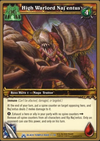 High Warlord Naj'entus (Black Temple Raid Deck) - Wowpedia - Your wiki ...