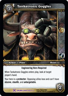 Tankatronic Goggles (Crafting: Drums of War) - Wowpedia - Your wiki ...
