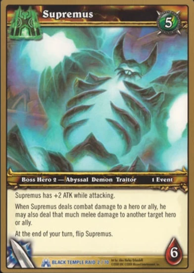 Supremus (Black Temple Raid Deck) - Wowpedia - Your wiki guide to the ...