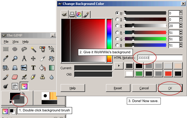WoWWiki:Image guidelines/GIMP | WoWWiki | Fandom