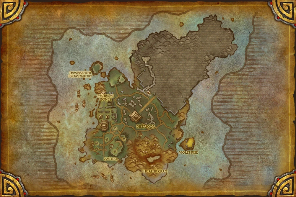 Azeroth Map Mists Of Pandaria