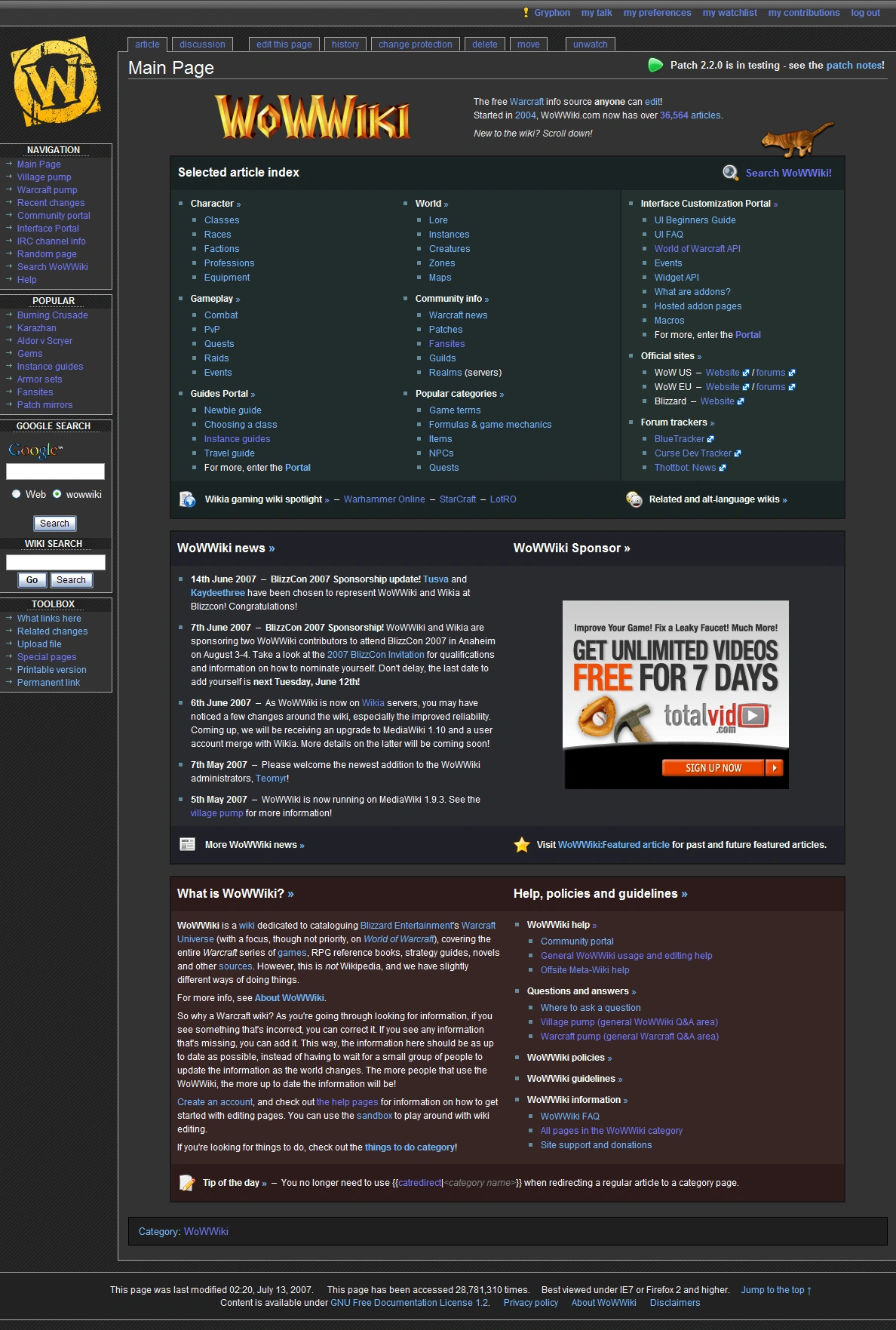 WoWWiki:Gallery of user styles | WoWWiki | Fandom