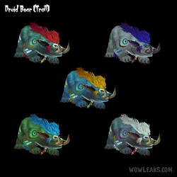 Troll Druid Form Color Chart