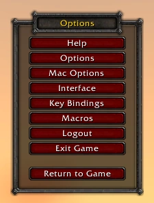 Options (Game Menu) | WoWWiki | Fandom