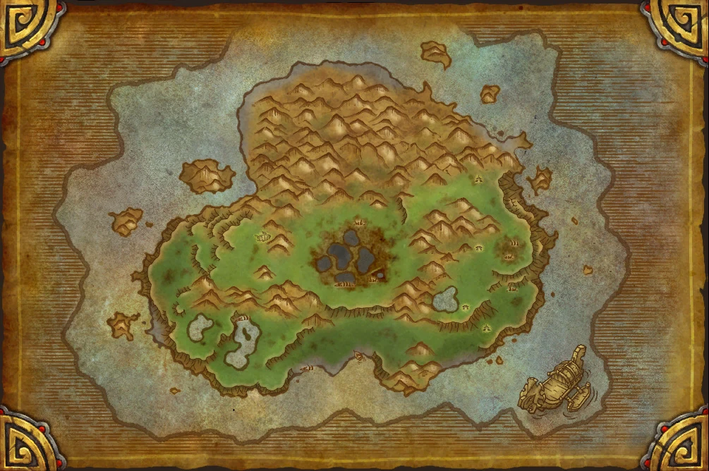 Azeroth Map Mists Of Pandaria