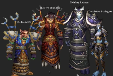 shaman tier set