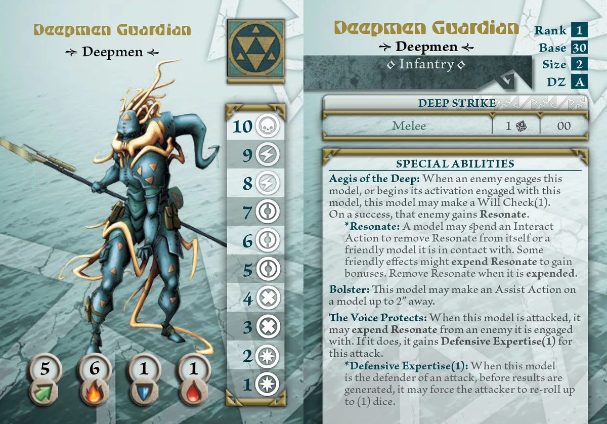 Deepmen Guardian | Wrath of Kings Wiki | Fandom