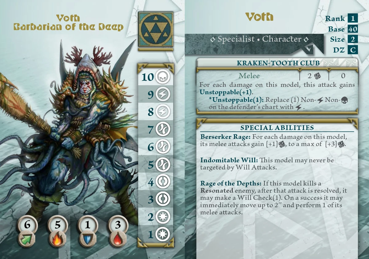Voth Barbarian of the Deep | Wrath of Kings Wiki | Fandom