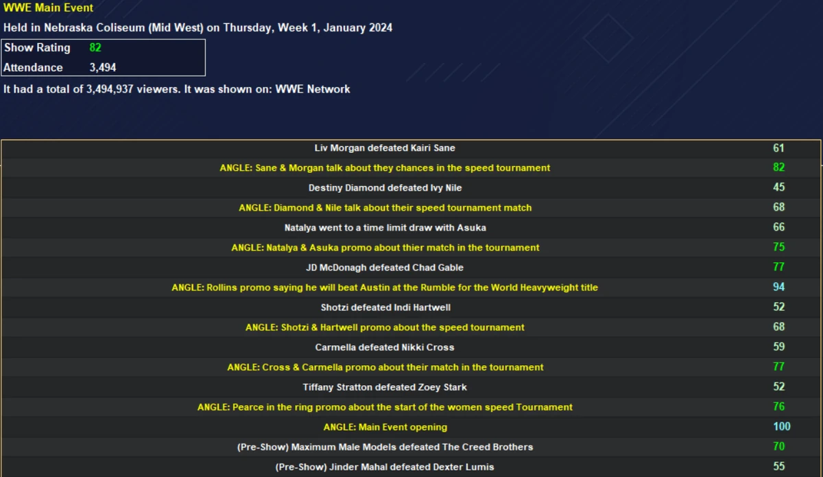 Main Event E168 | Wrestlingworld Wiki | Fandom