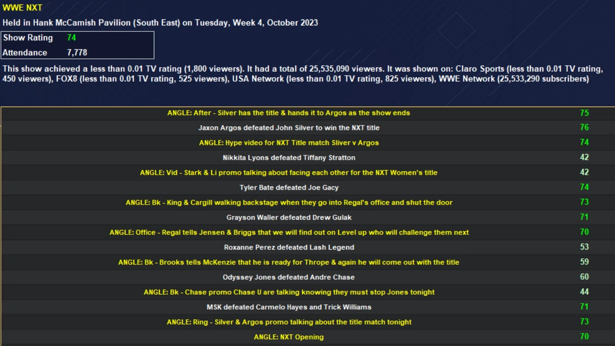 NXT E163 | Wrestlingworld Wiki | Fandom