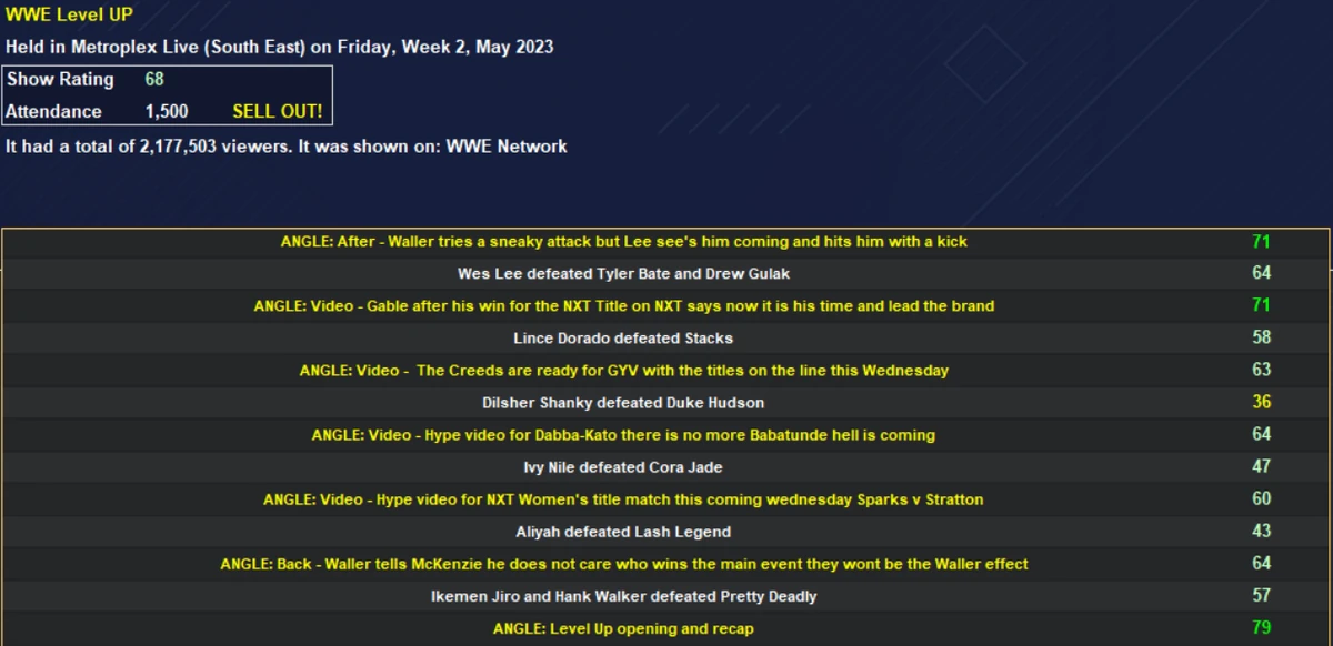 NXT Level Up E10 | Wrestlingworld Wiki | Fandom