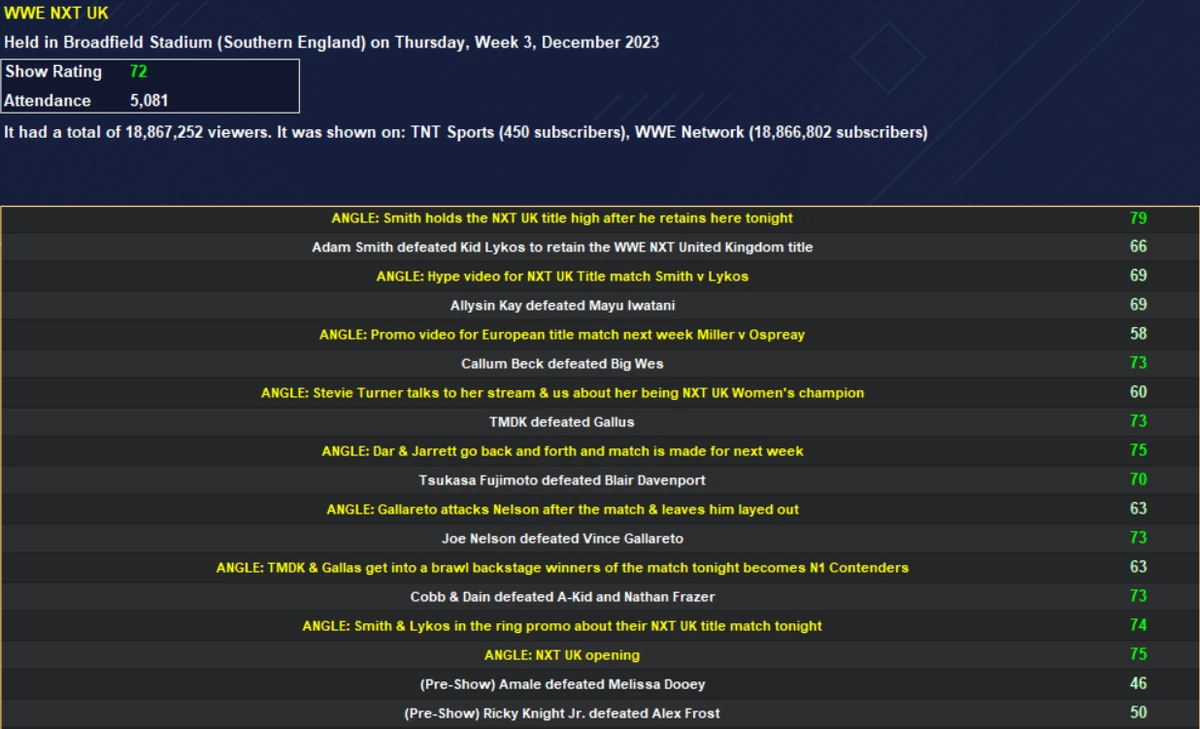 NXT UK E166 | Wrestlingworld Wiki | Fandom