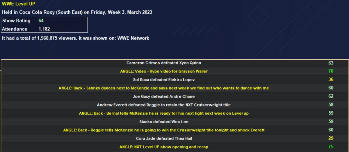 NXT Level Up E3 | Wrestlingworld Wiki | Fandom