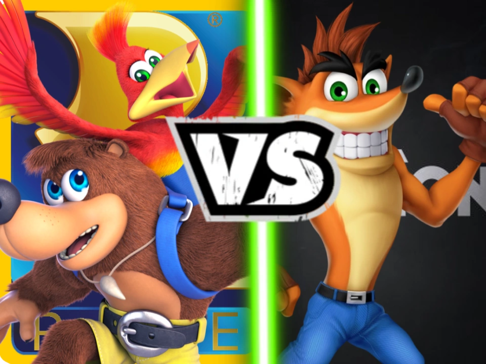 Crash Bandicoot Vs Banjo Kazooie