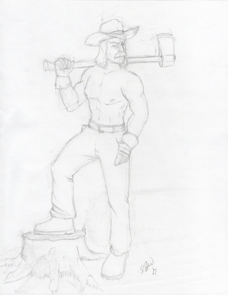 Lumberjack sketch | W. Scott Pattullo Wiki | Fandom
