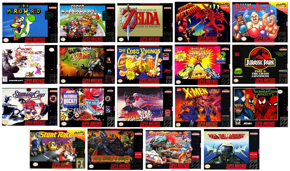 SNES Collection | W. Scott Pattullo Wiki | Fandom