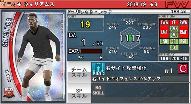 Williams | World Soccer Collection S Badge Wiki | Fandom