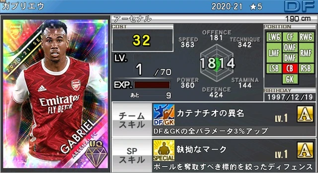 Gabriel | World Soccer Collection S Badge Wiki | Fandom