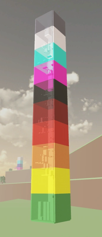 Giant Tower of Difficulty Chart: Classic | What The Hecc Is This Tower ...