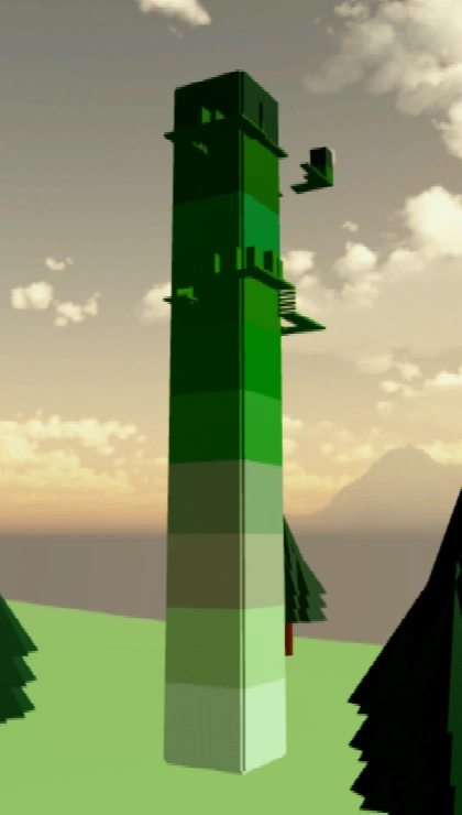 Giant Tower of Annoyingly Simple Trials | What The Hecc Is This Tower ...