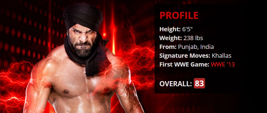 Jinder Mahal | WWE 2K Universe Mode Wiki | Fandom