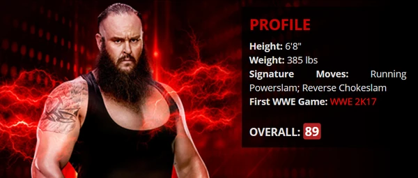 Braun Strowman | WWE 2K Universe Mode Wiki | Fandom