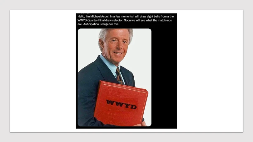 Michael Aspel | WWYD Wiki | Fandom