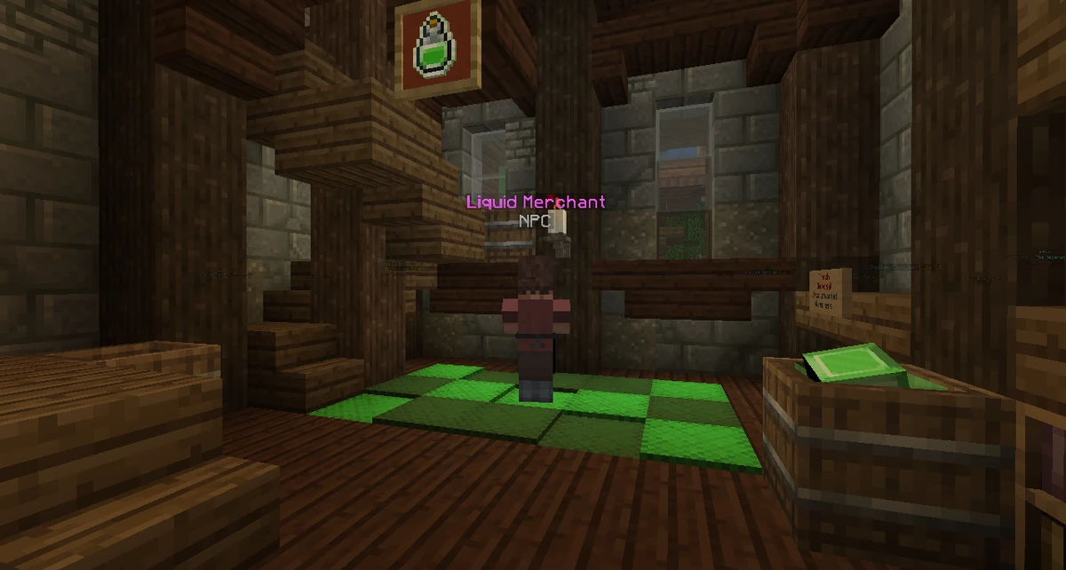 Liquid Emerald Merchant - Wynncraft Wiki