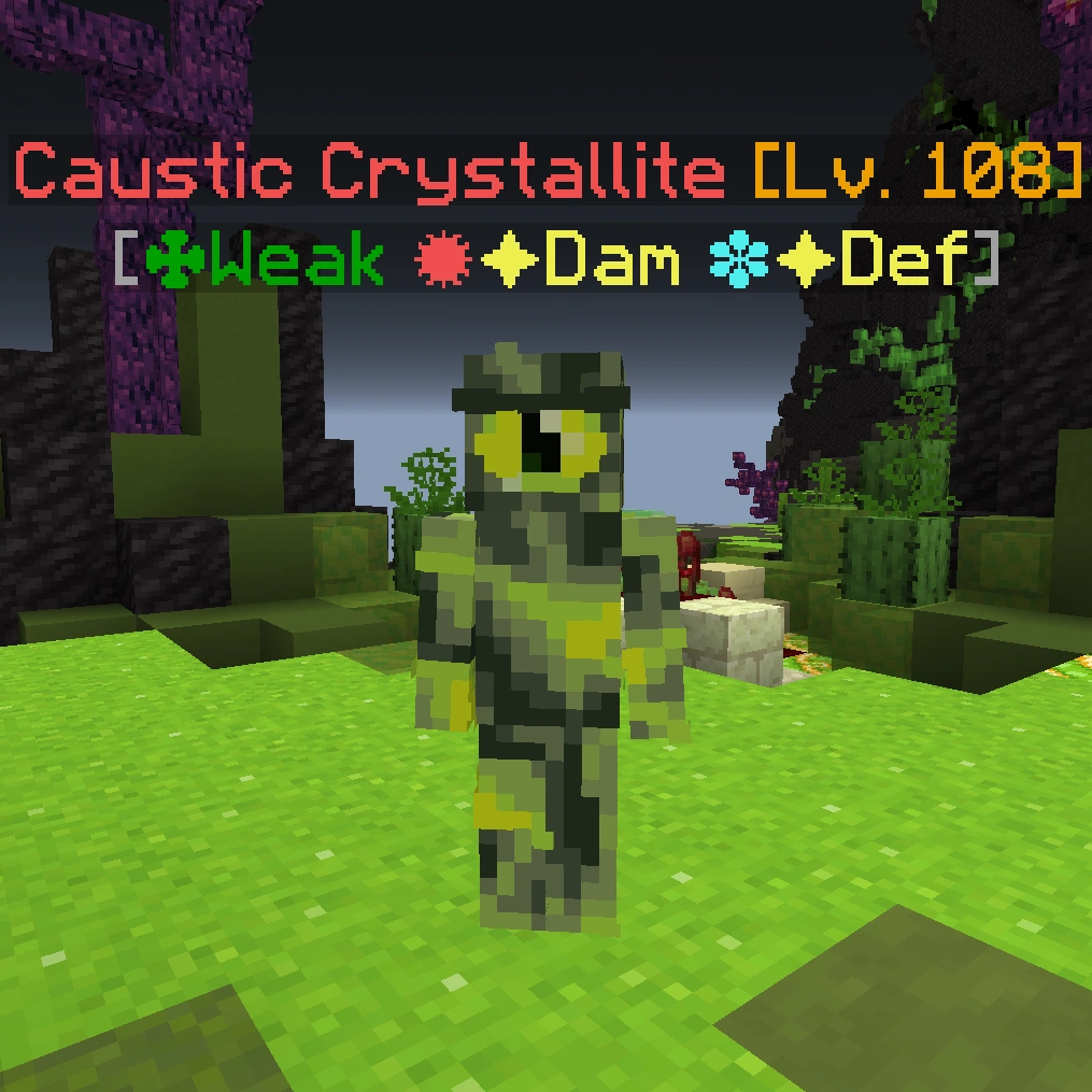 Caustic Crystallite - Wynncraft Wiki