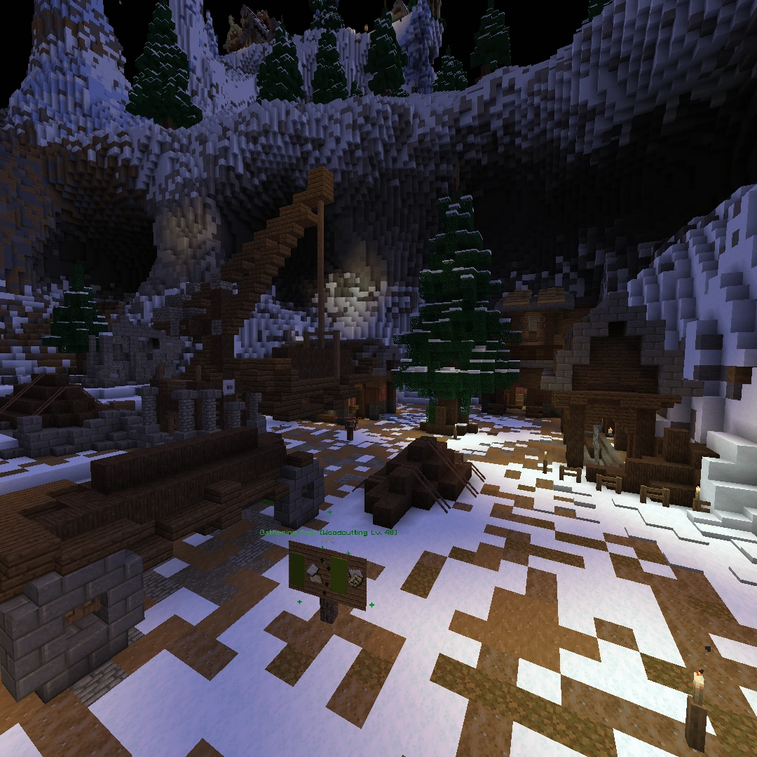 Minecraft Lumber Yard