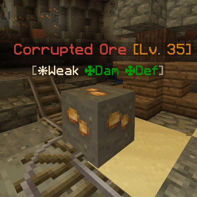 Corrupted Ore (Gold) - Wynncraft Wiki