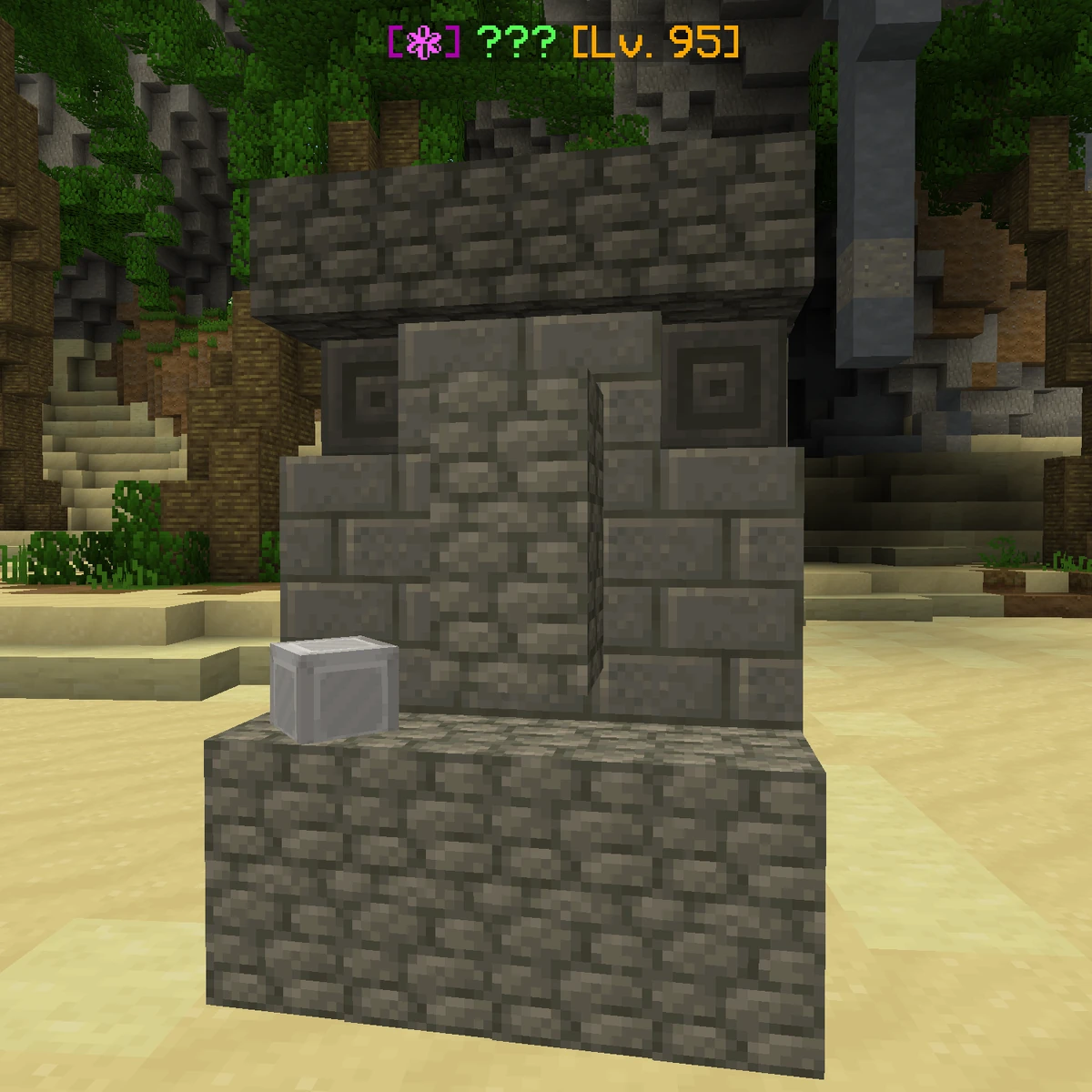 Minecraft Villager Head Statue