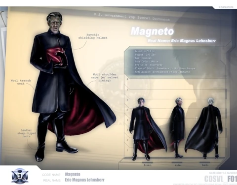 Xavier Protocols nr.1 - Magneto | X Men Movies Canon Wiki | Fandom