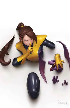 Shadowcat And Colossus Kiss