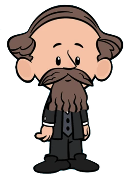 charles dickens cartoon drawing