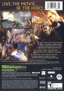 The Lord of the Rings The Return of the King Xbox Wiki Fandom