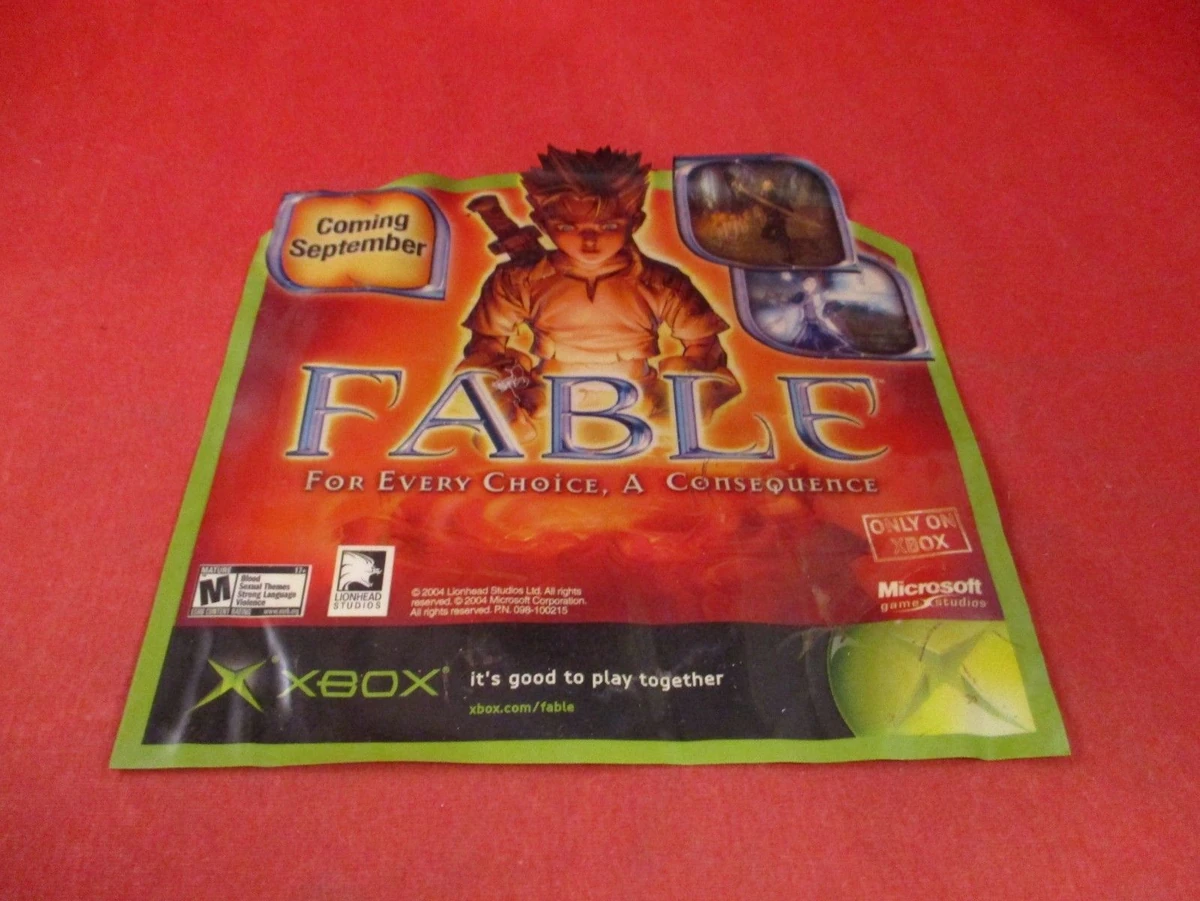 Fable Display Sticker | Xbox Wiki | Fandom