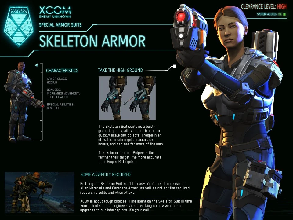 Skeleton Suit (armor) | XCOM Wiki | Fandom
