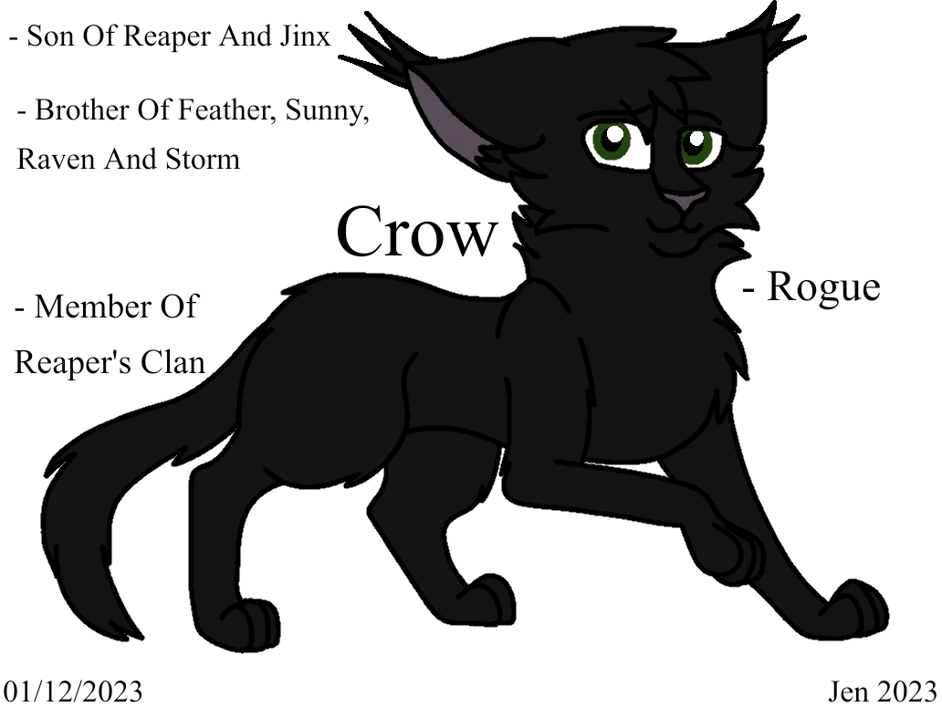 Crow | Xcxcharli72's OC'S Wiki | Fandom