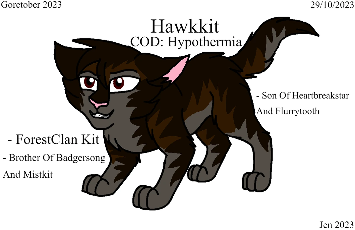 Hawkkit (FrC) | Xcxcharli72's OC'S Wiki | Fandom