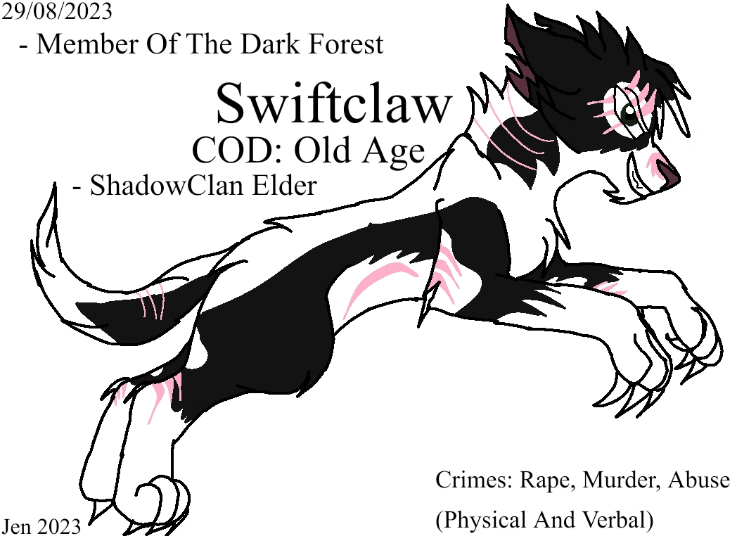 Swiftclaw | Xcxcharli72's OC'S Wiki | Fandom