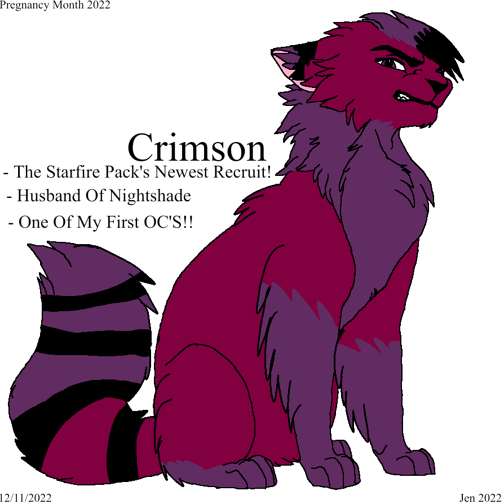 Crimson | Xcxcharli's Non-Cat OC'S Wiki | Fandom