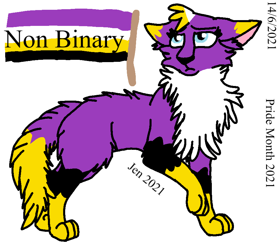 Non Binary | Xcxcharli's Non-Cat OC'S Wiki | Fandom